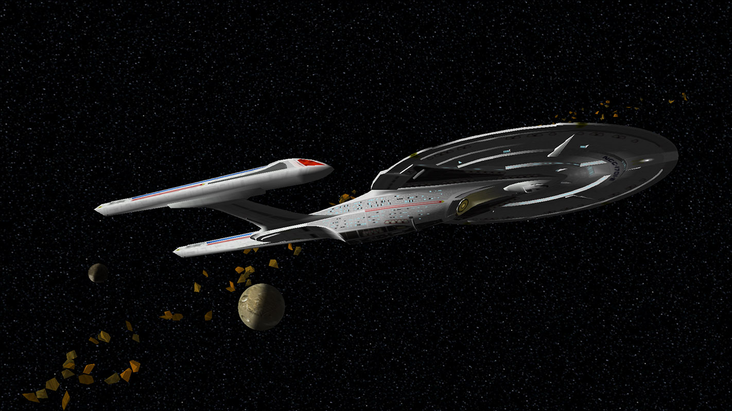 Sovereign Class - Star Trek: Klingon Academy Mods by Poktarl